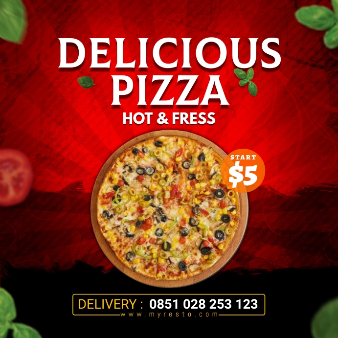 Copy of Pizza Special Promo For Social Media | PosterMyWall