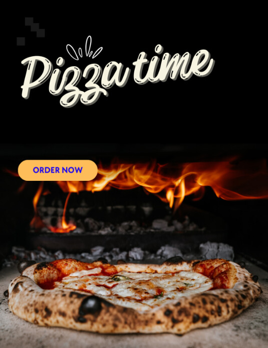pizza time flyers Template | PosterMyWall