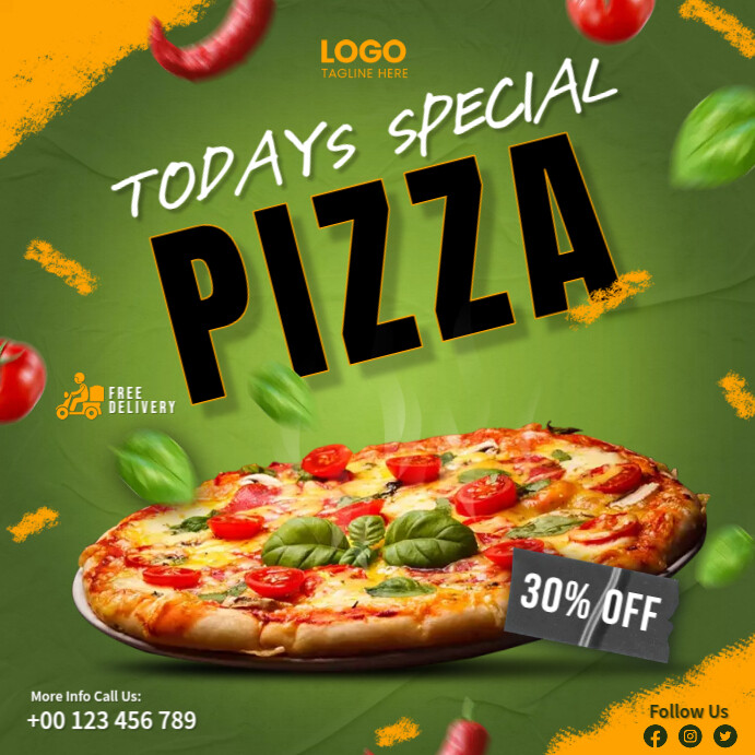 Pizza Today`s Best Offer Template | PosterMyWall