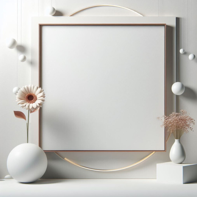 Plain background frame Template | PosterMyWall