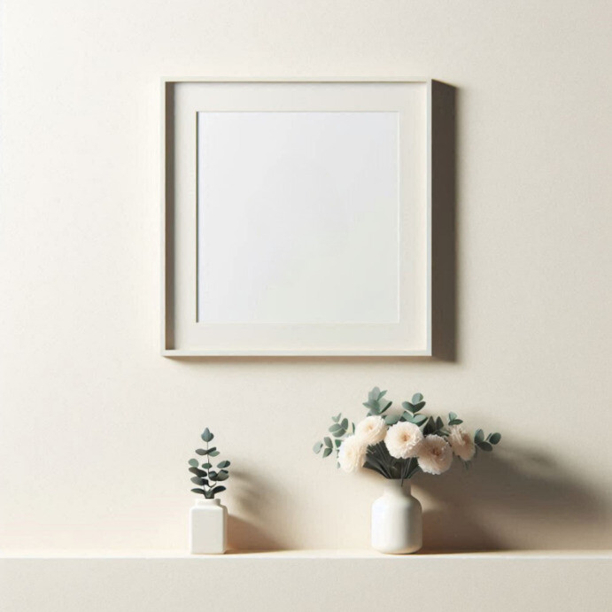 Modèle Plain background frame | PosterMyWall