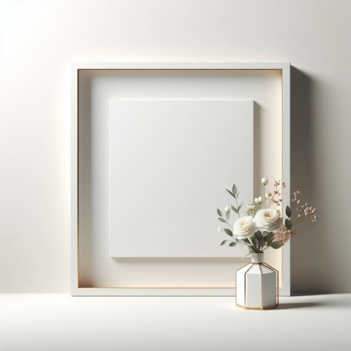 Plain background frame Template | PosterMyWall