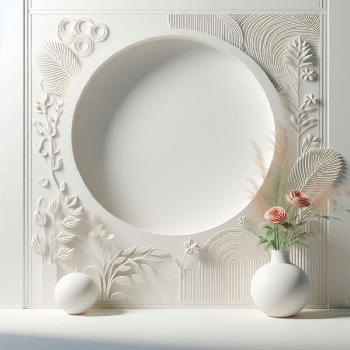 Copy of Plain background frame | PosterMyWall