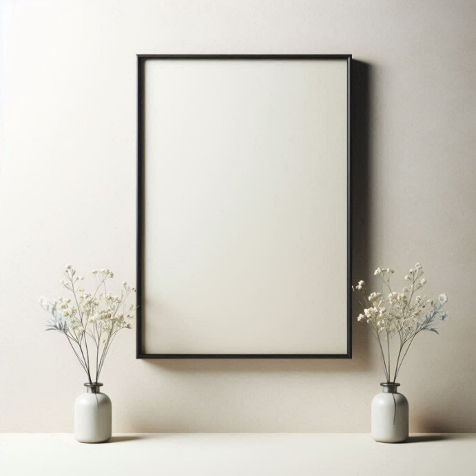 Plain background frame Template | PosterMyWall
