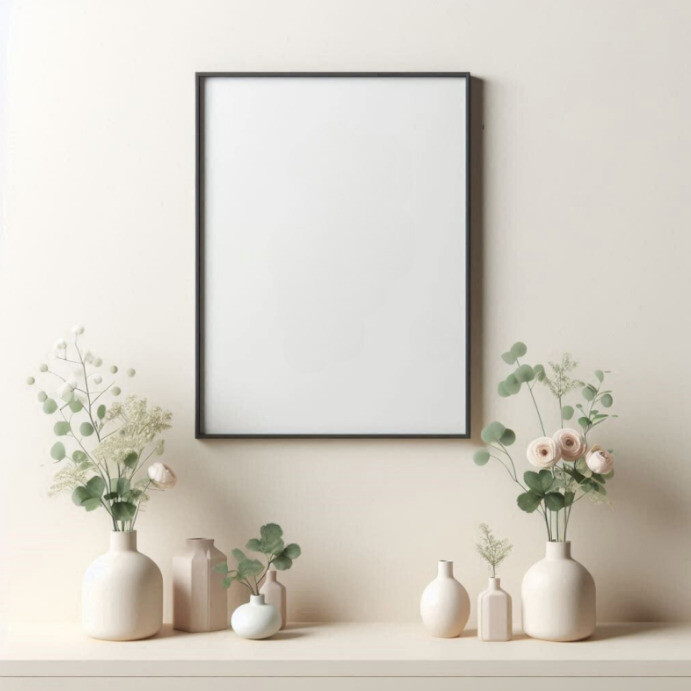 Plain background frame Template | PosterMyWall