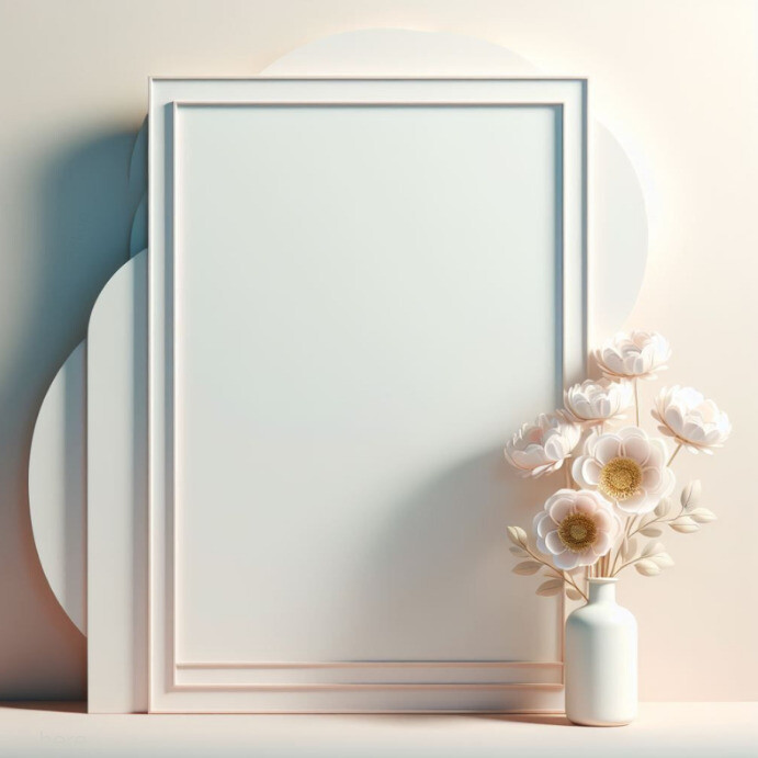 Plain background frame Template | PosterMyWall