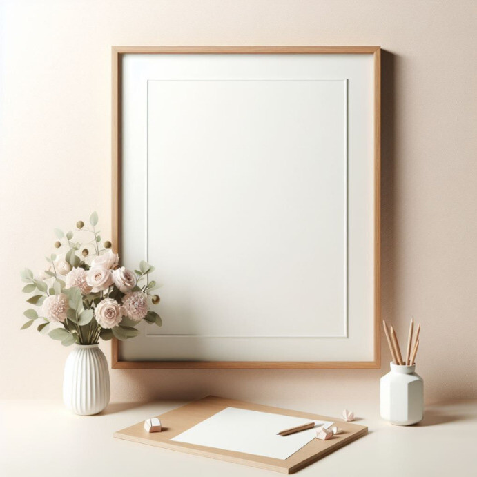Plain background frame Template | PosterMyWall