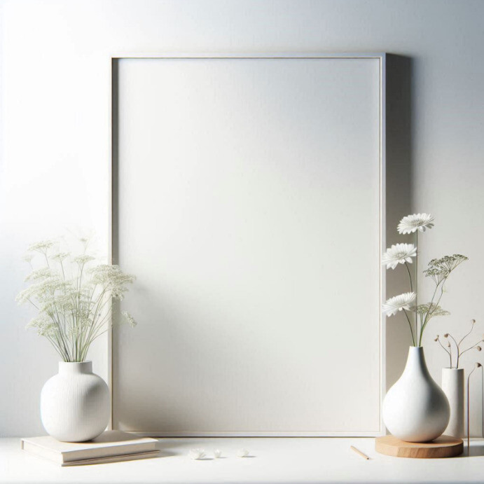 Plantilla de Plain background frame | PosterMyWall