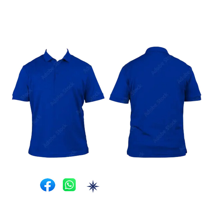 Plantilla de Plain Blue Shirt | PosterMyWall