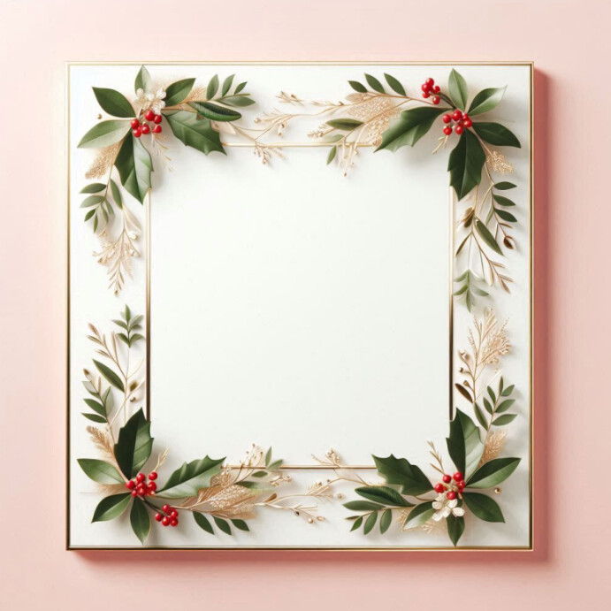 Plain Card Frame Template | PosterMyWall