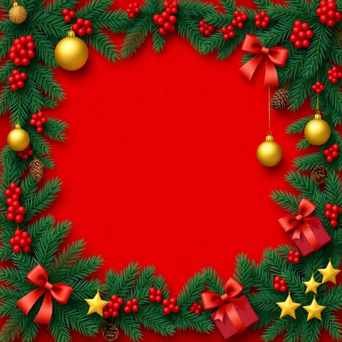 Plain Christmas Background Template | PosterMyWall