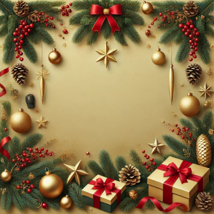 Plain Christmas background Template | PosterMyWall