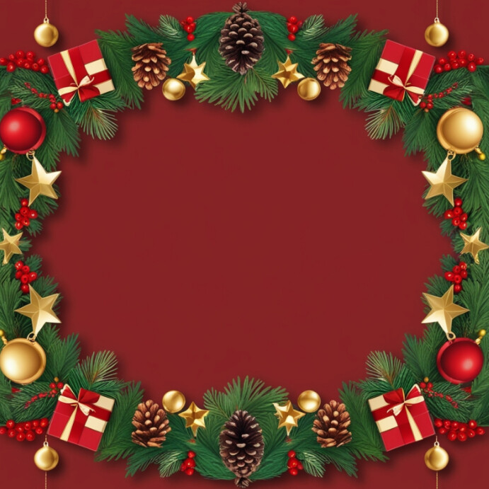 Plain Christmas Design Template | PosterMyWall