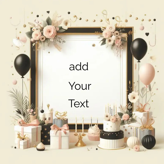 Plain frame Template | PosterMyWall