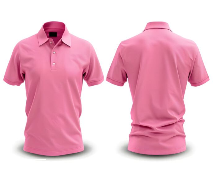 Plain pink tshirt mockup template | PosterMyWall