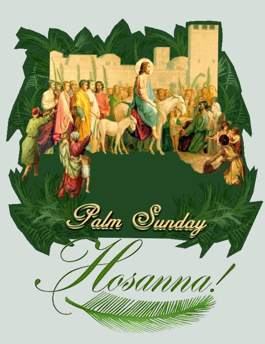 Plam Sunday Template | PosterMyWall