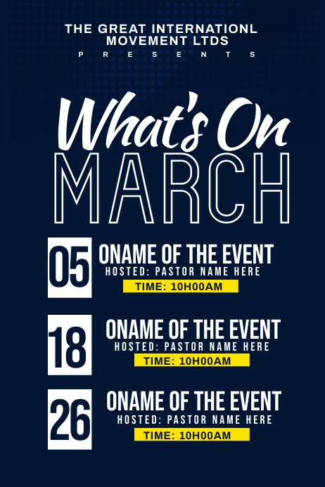 planner Template | PosterMyWall