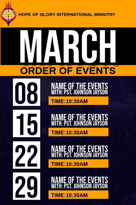 Planner Template | PosterMyWall