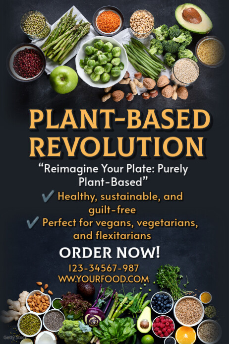 Copy of Plant-Based Revolution | PosterMyWall