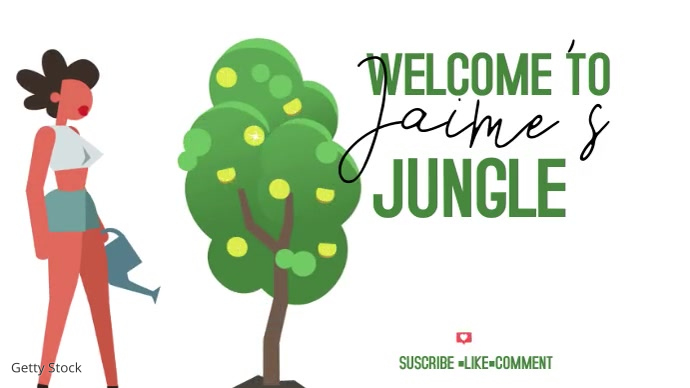 Plant Channel Social Media Cover Templat | PosterMyWall