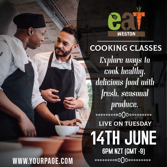 Plantilla cooking classes Template | PosterMyWall
