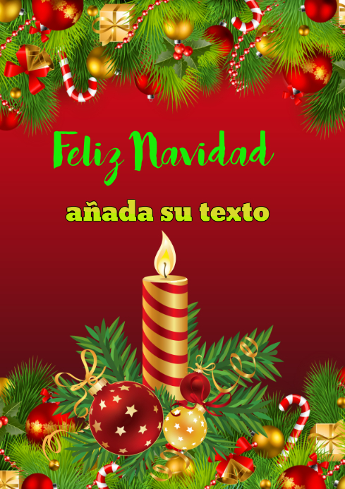 Plantilla para Navidad sencilla Template | PosterMyWall