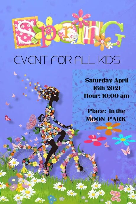 Plantilla para poster de primavera Template | PosterMyWall