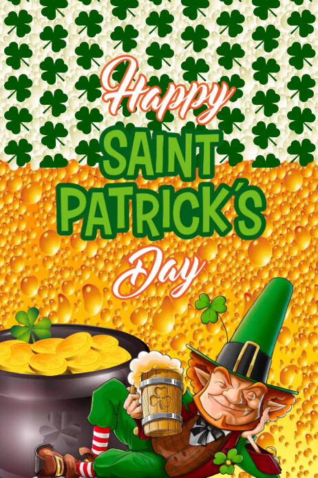 Plantilla para poster de San Patricio Template | PosterMyWall