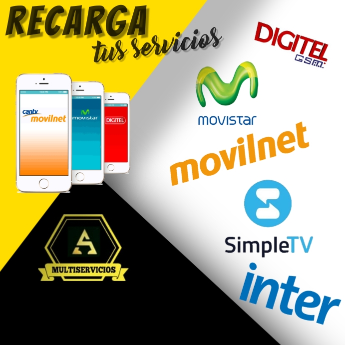 Recargas De Serviço Modelo | PosterMyWall