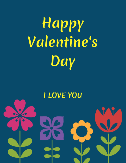 plantilla para tarjeta de san valentin Template | PosterMyWall