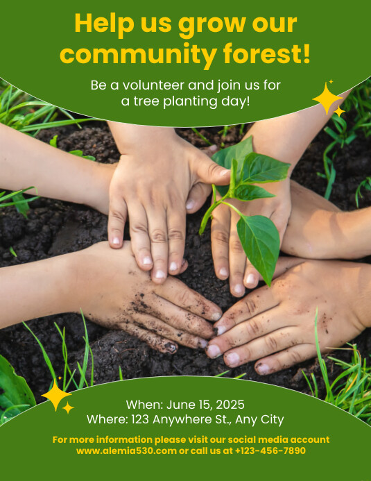 Planting Template | PosterMyWall