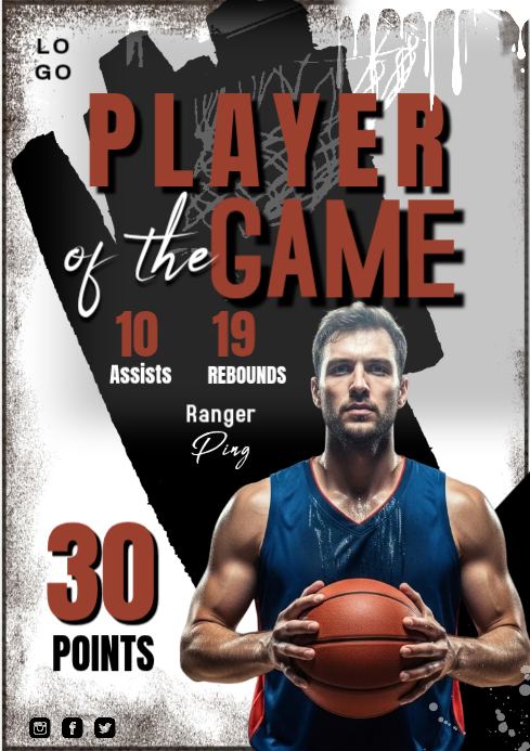 player of the game Template | PosterMyWall