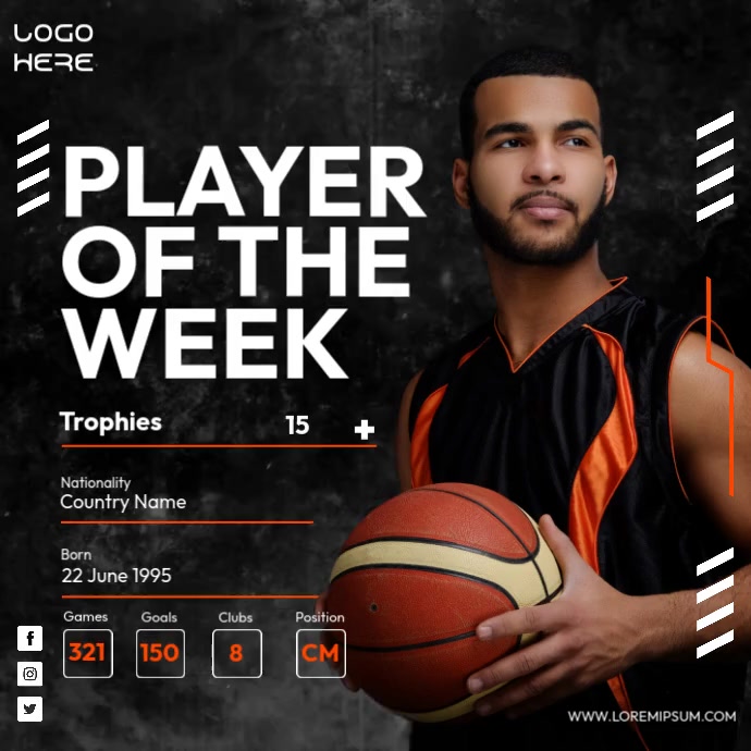 Copy of Player of the Week | PosterMyWall