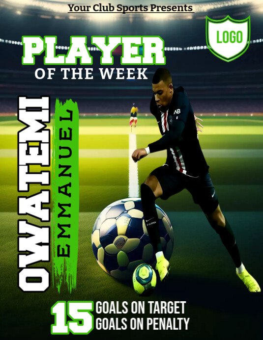 Player of the week design template | PosterMyWall