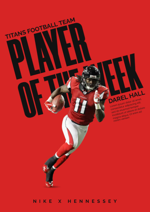 Copy of Player of the week poster | PosterMyWall