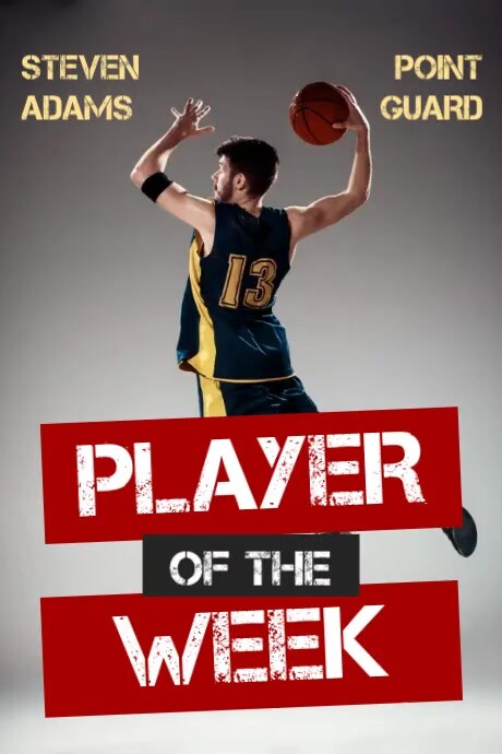 Copy of player of the week6 | PosterMyWall