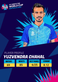 Player Profile flyer Template | PosterMyWall