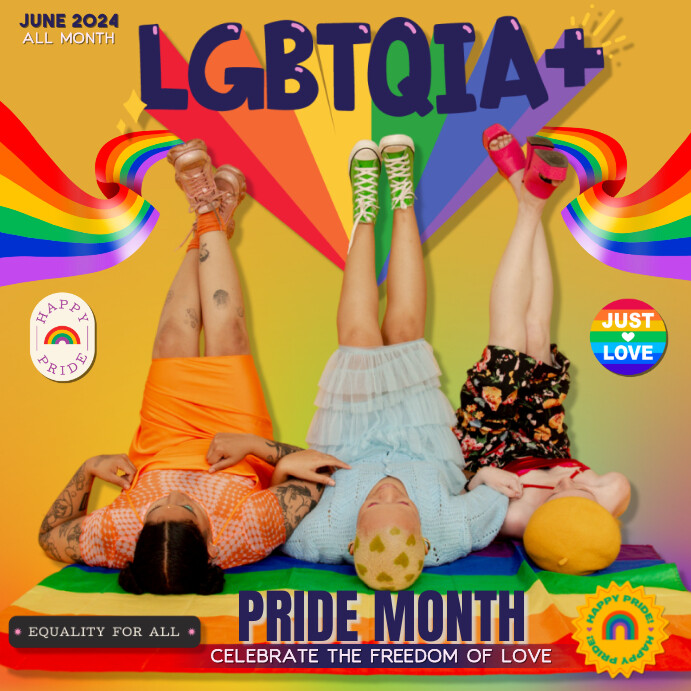 Playful Pride Month Celebration Template | PosterMyWall