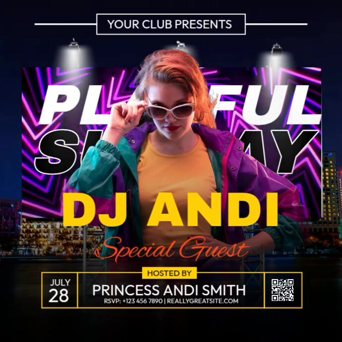 Plantilla de Playful Sunday Ads | PosterMyWall