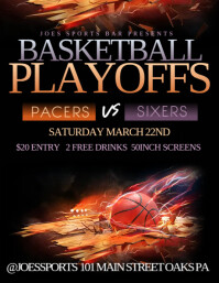 basketball playoffs Template | PosterMyWall