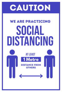 Please Keep Your Social Distance Template | PosterMyWall