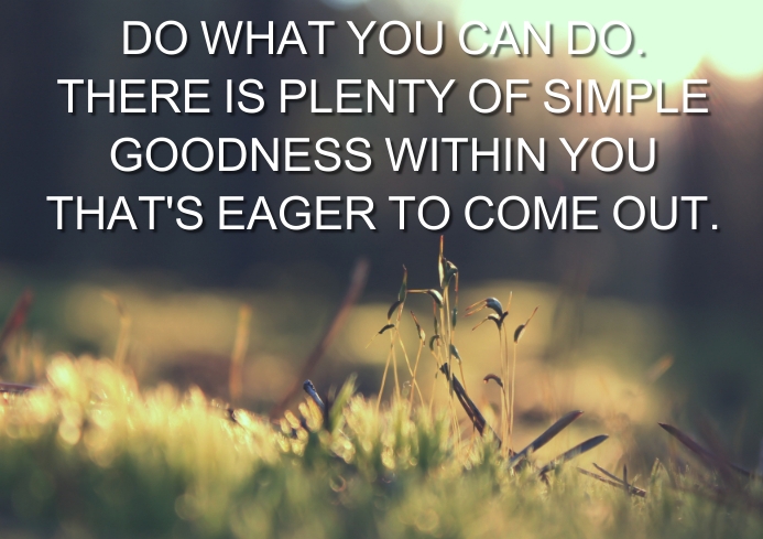 PLENTY AND SIMPLE QUOTE TEMPLATE | PosterMyWall