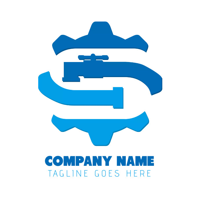 plumbing business logo Template | PosterMyWall