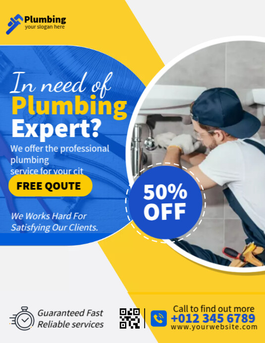 Copy of Plumbing Expert Ads | PosterMyWall