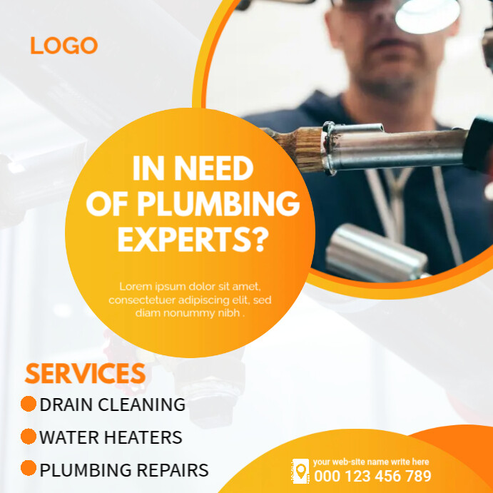 Plumbing Expert Template | PosterMyWall