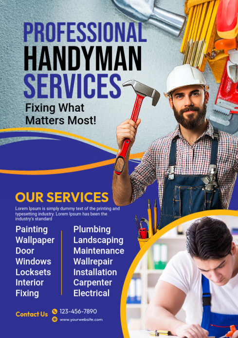 Plumbing Service Flyer Template | PosterMyWall