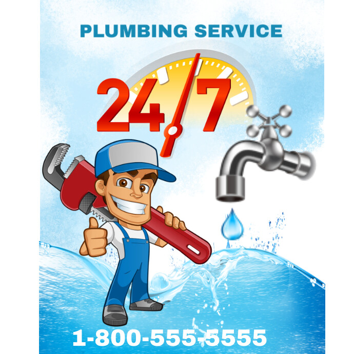 Plumbing Service Logo Template | PosterMyWall