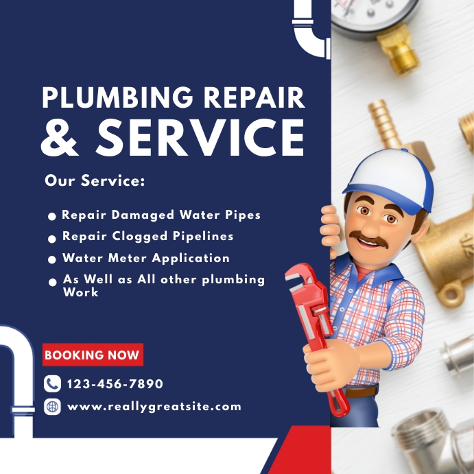 PLUMBING SERVICES FLYERS Template | PosterMyWall