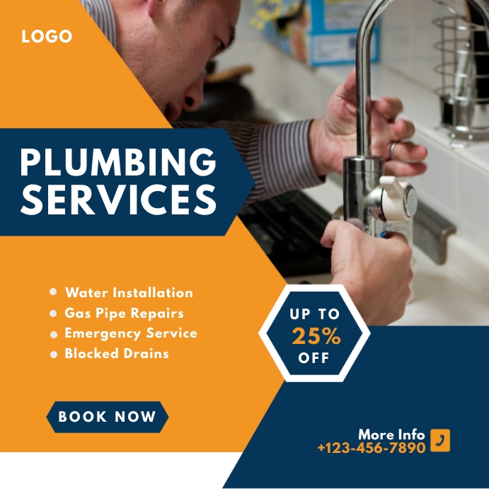 Copy of PLUMBING SERVICES FLYERS | PosterMyWall