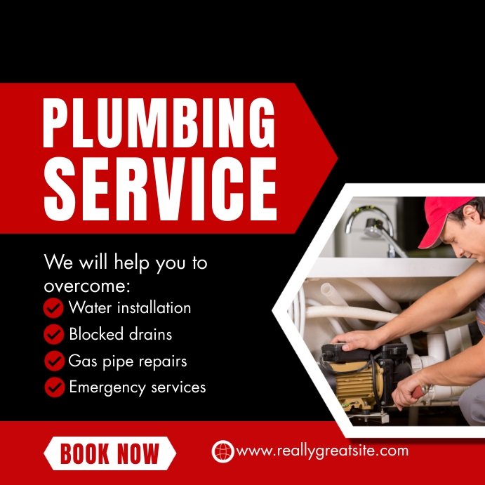 PLUMBING SERVICES FLYERS Template | PosterMyWall